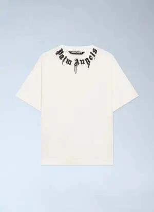 Palm Angels Curved Logo T-shirt - White