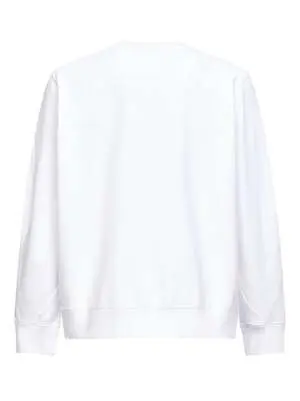 Givenchy White Brushed Cotton Couture Seam Sweatshirt