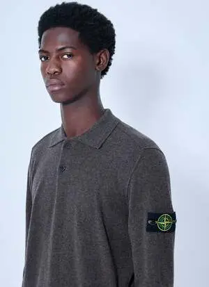 Stone Island Long Sleeve Polo