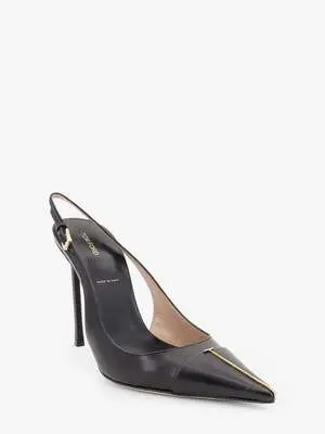TOM FORD Leather Pumps - Black