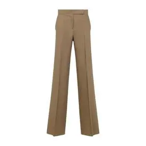 Max Mara MAX MARA Badesse Linen Pants Brown