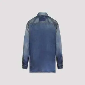 GOLDEN GOOSE Patty Over Shirt - Blue