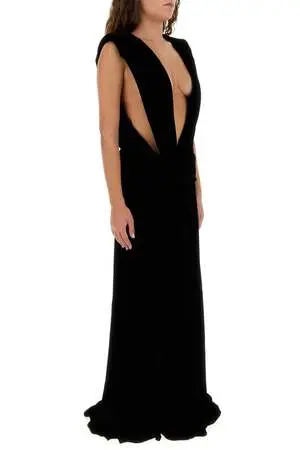 Valentino Garavani Velvet Long Dress