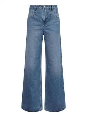 Isabel Marant Étoile Light Blue Cotton Denim Lemony Jeans - Multicolor
