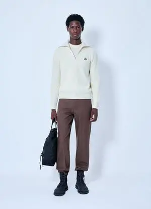 Moncler Ribbed Wool Sweater - White