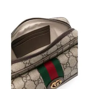 Gucci Classic Gg Canvas Shoulder Bag - Cream