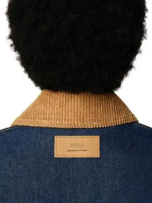 AMI Paris Worker Denim Jacket - Multicolor