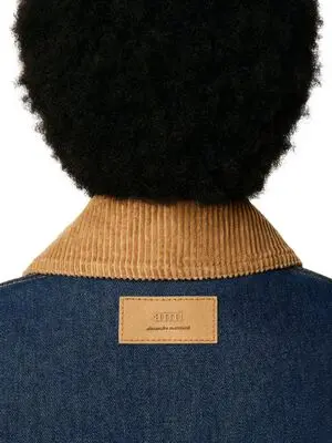 AMI Paris Worker Denim Jacket - Multicolor