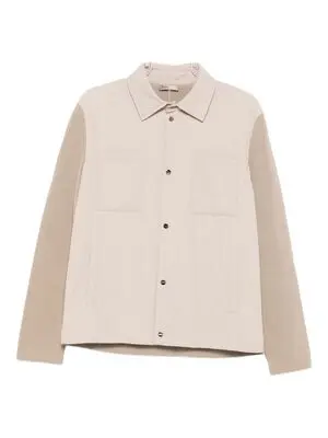 Herno Panelled Point Collar Jacket - Multicolor