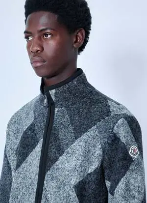 Moncler Zip Up Cardigan