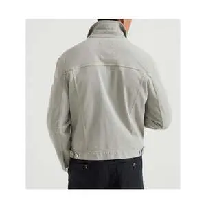 Brunello Cucinelli Grey Jackets Denim Jackets