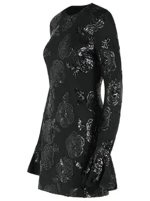 ROTATE BY BIRGER CHRISTENSEN Polyester Mini Dress - Black