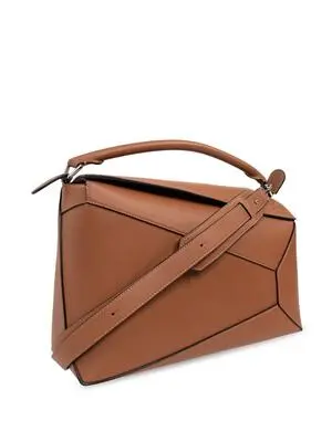 Loewe Large Puzzle Bag - Brown