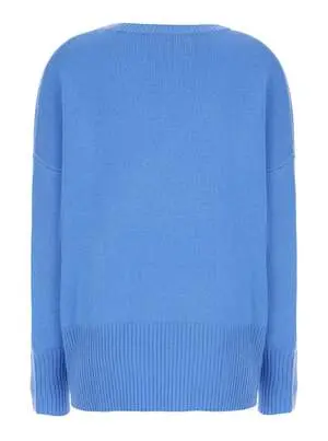 LISA YANG Mila Cashmere Crew Neck Sweater - Blue