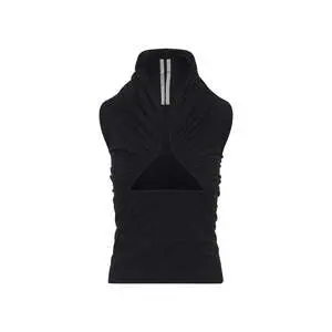 Rick Owens Prong Ss Top - Black