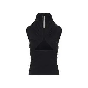 Rick Owens Prong Ss Top - Black