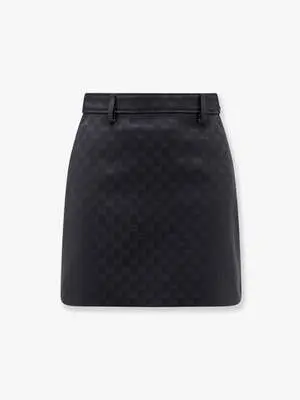 Gucci Cotton Blend Mini Skirt