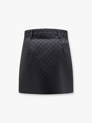 Gucci Cotton Blend Mini Skirt