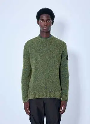 Stone Island Textured Knit Sweater - Green