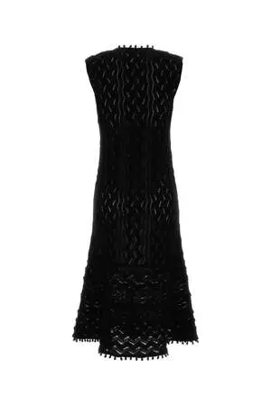 JIL SANDER Abito In Cotone Nero