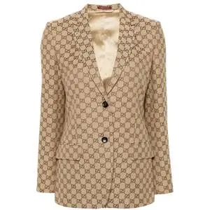 Gucci Neutrals Jackets Blazers - Cream