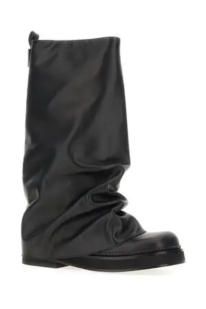 Attico Leather Boots - Multicolor