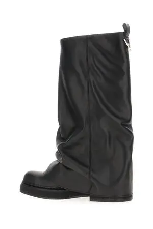 Attico Leather Boots - Multicolor