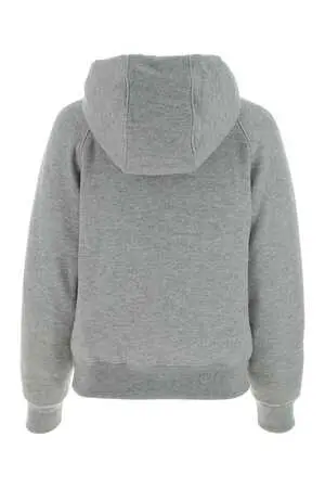 Prada Grey Cashmere Blend Down Jacket