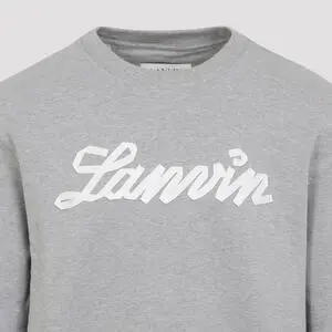 LANVIN Embroidered Logo Sweatshirt