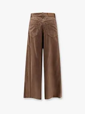 Brunello Cucinelli Maxi Corduroy Trousers - Multicolor