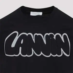 LANVIN Embroidered Logo T-shirt