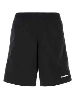 JIL SANDER Stretch Nylon Swimming Shorts - Black