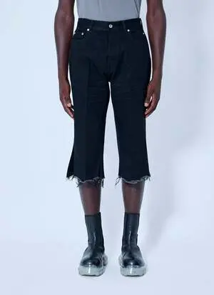 Rick Owens Bolan Cutoffs Jeans - Black
