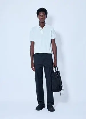 Moncler Mid Rise Tailored Trousers - Black