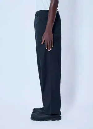 Moncler Mid Rise Tailored Trousers - Black