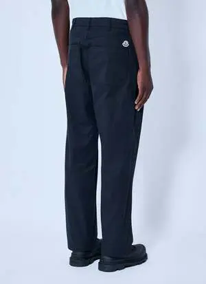 Moncler Mid Rise Tailored Trousers - Black