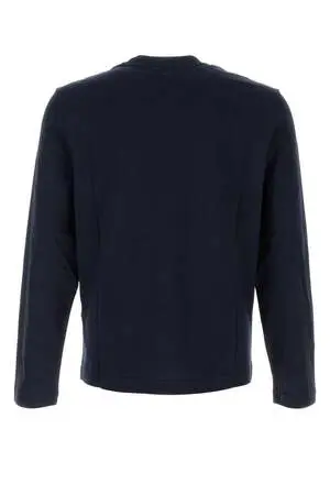 AMI Paris Navy Cotton T-shirt - Blue
