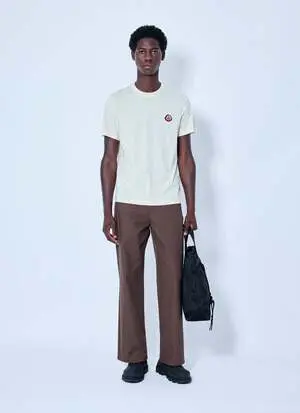 Moncler Tailored Straight-leg Trousers - Brown