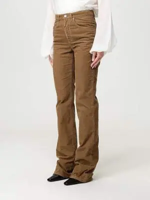 Saint Laurent Cotton Pants - Brown