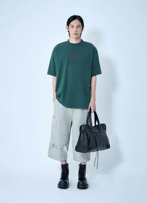 Balenciaga Cropped Cargo Pants - Cream