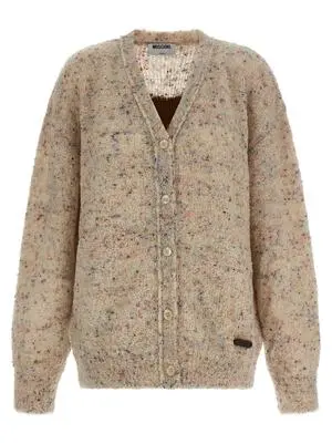 MOSCHINO MOSCHINO Teddy Bear Bouclé Cardigan