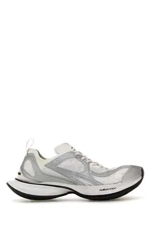Balenciaga Mesh And Rubber Circuit Sneakers - White