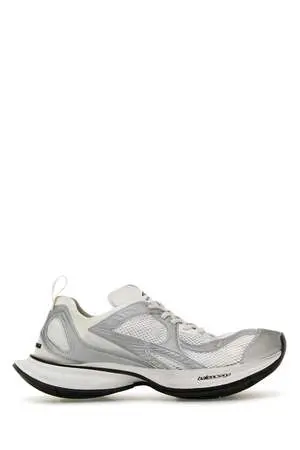 Balenciaga Mesh And Rubber Circuit Sneakers - White