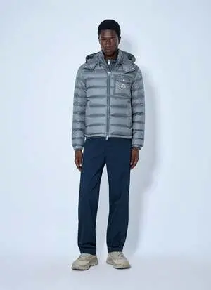 Moncler Verith Hooded Puffer Jacket - Gray
