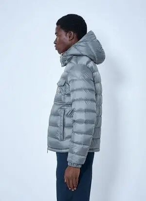 Moncler Verith Hooded Puffer Jacket - Gray