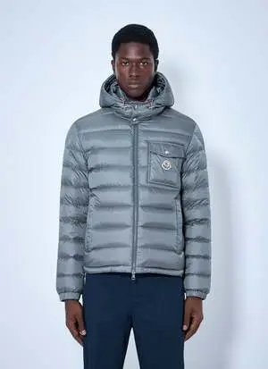 Moncler Verith Hooded Puffer Jacket - Gray
