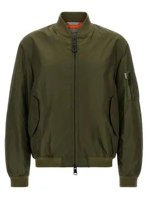 Balenciaga Technical Fabric Bomber Jacket - Green
