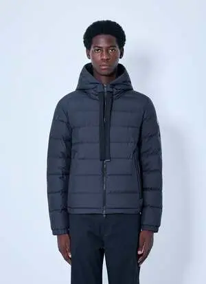 Moncler Zeflor Hooded Down Jacket - Black