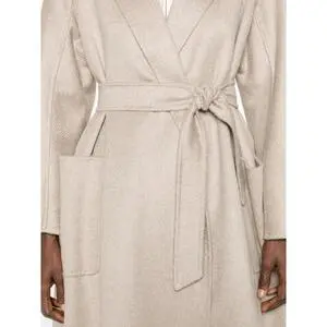 Max Mara Single-breasted Cashmere Coat - Cream