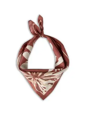 Brunello Cucinelli Printed Silk Foulard - Multicolor